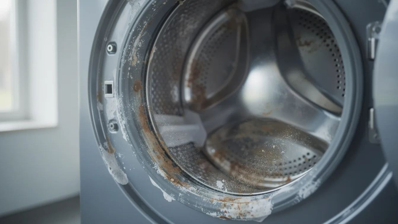 Zwarte schimmel: Waarom het op de wasmachine groeit en hoe je het stopt